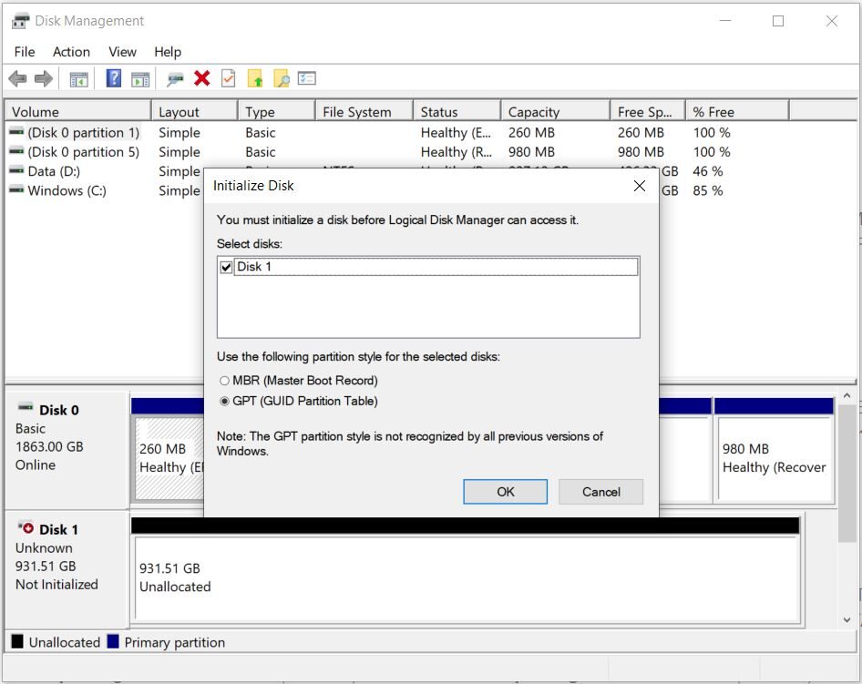 Seagate Backup plus Portable Drive 1 TB not traceable/ not booting ...